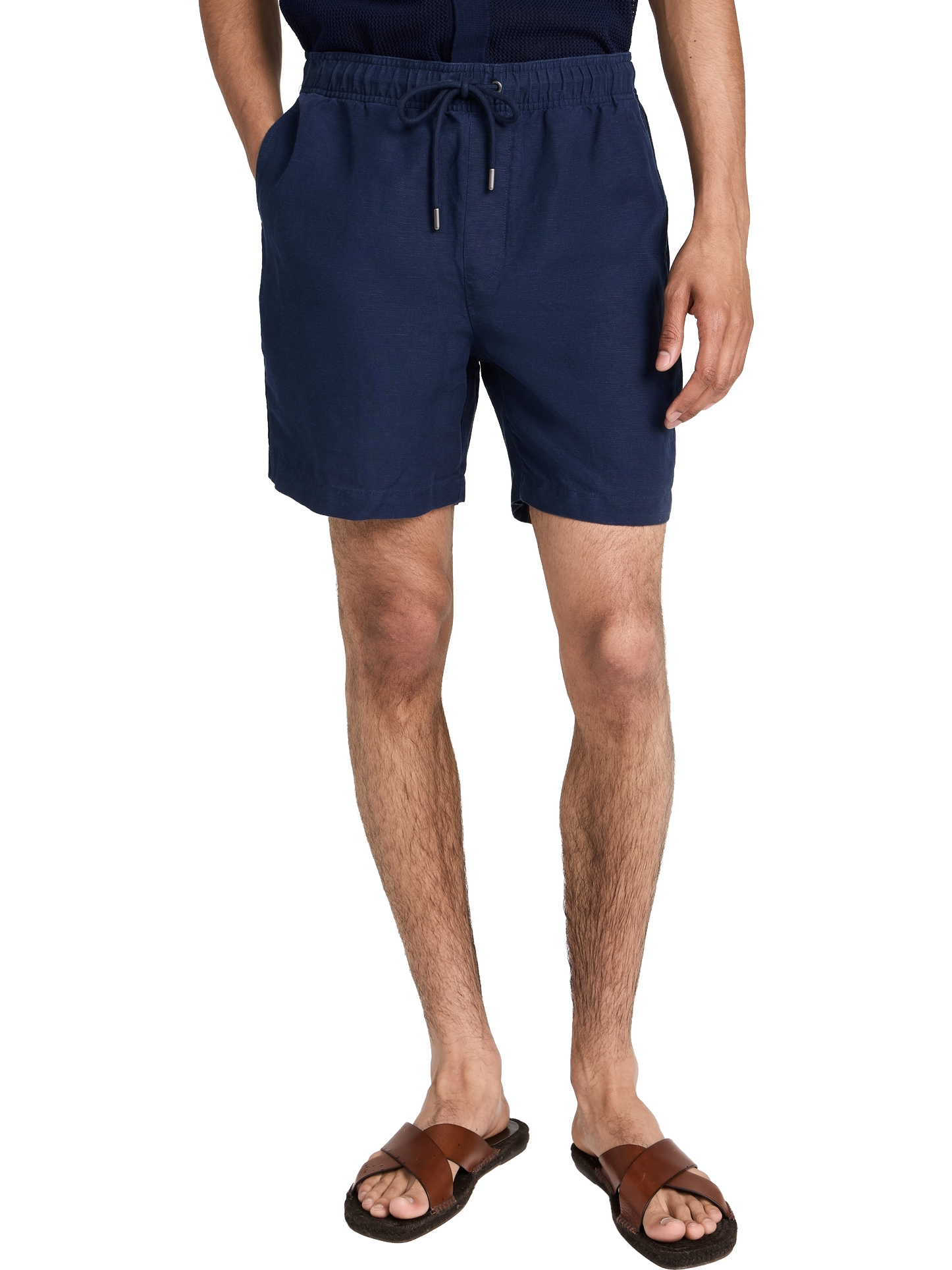 ONIA Onia Air Linen Pull-On Shorts